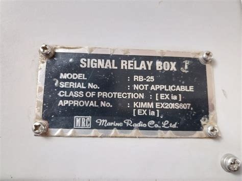 Mrc Rb 25 Signal Relay Box Aeliya Marine