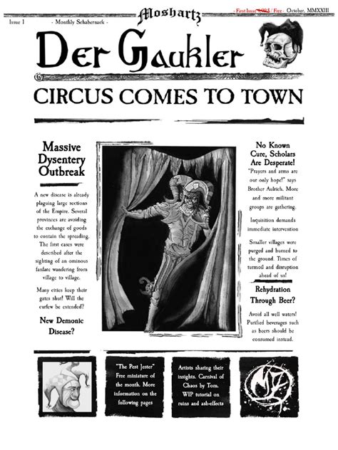 Der Gaukler Issue I October Mmxxiii Pdf