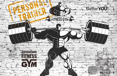 健身手机壁纸卡通 动漫健身壁纸 健身手机壁纸励志 大山谷图库