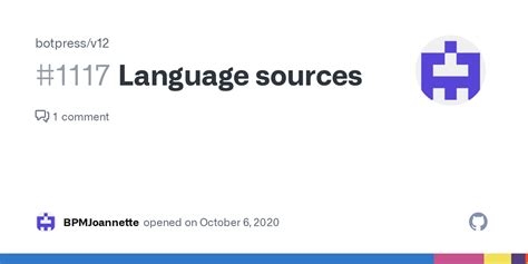 language sources · issue 1117 · botpress v12 · github