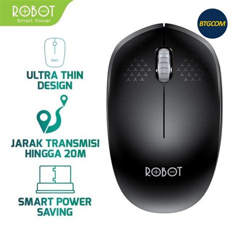 Mouse Robot M210 Wireless Black Btgcom