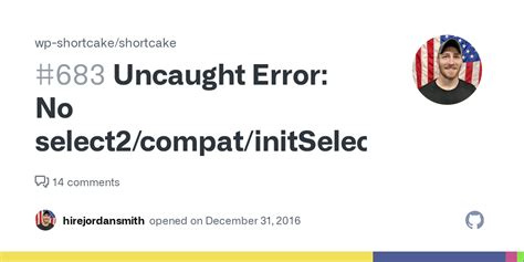 uncaught error no select2 compat initselection · issue 683 · wp