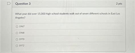 Solved Question PtsWhat Year Did Over High Chegg Com