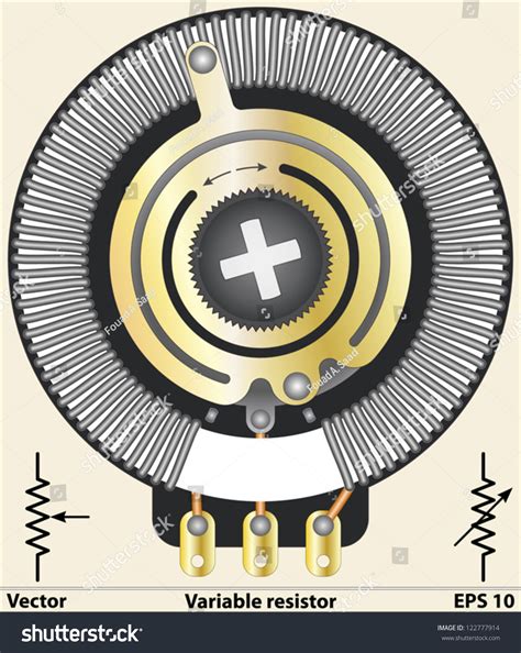 Variable Resistor Stock Vector Royalty Free 122777914 Shutterstock