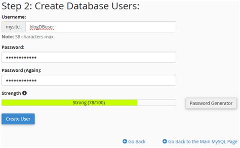How To Create Wordpress Mysql Databases On Cpanel — Sitepoint