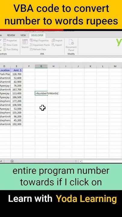 Vba Code To Convert Number To Words Rupees Youtube