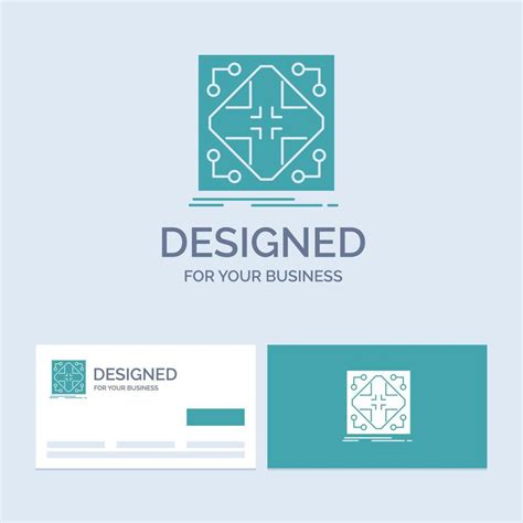 Data Infrastructure Network Matrix Grid Business Logo Glyph Icon