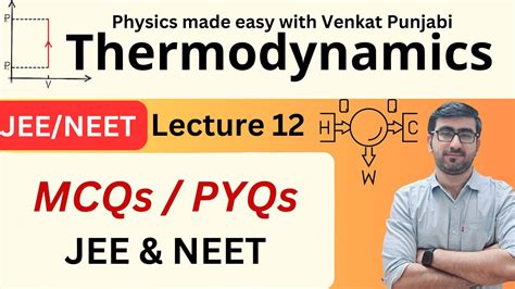 Jee Neet Physics Thermodynamics Lecture 12 Pyqs Youtube