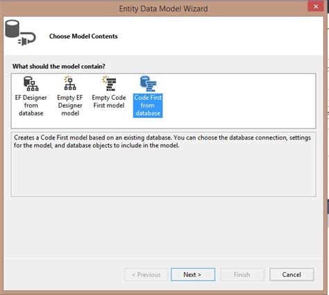 Entity Framework Generating Code First Poco Classes From Existing Database Does Not Generate