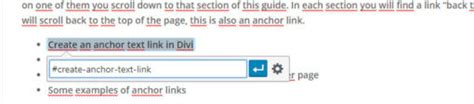 Divi Anchor Links Tutorial Markhendriksen