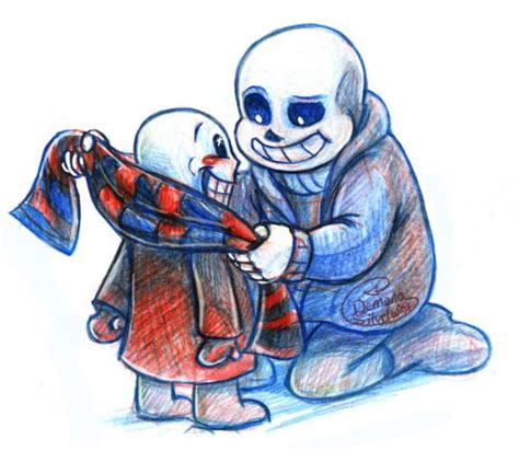 Sans And Lil Papyrus Baby Bones Undertale Pictures Undertale Papyrus