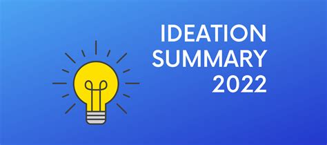 Community Ideation Summary 2022 AIMMS Community