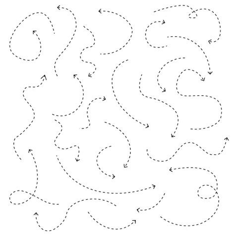 Curved Dotted Line Png