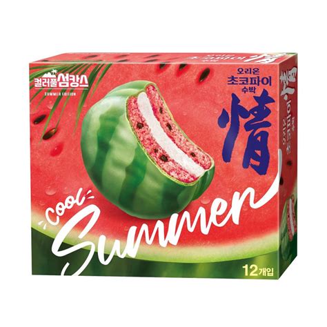 오리온 초코파이 수박 336g 배민스토어
