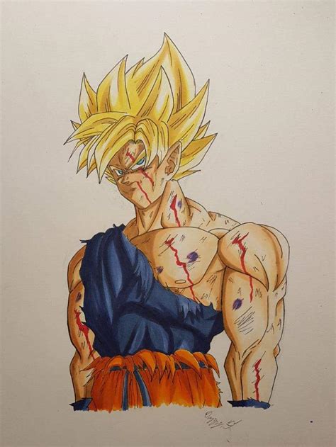 Ssj Goku Drawing At GetDrawings Free Download