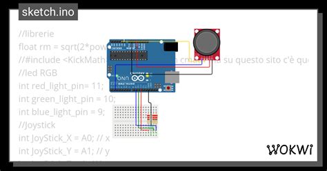 Rgb Led And Joystick 1 Wokwi Esp32 Stm32 Arduino Simulator