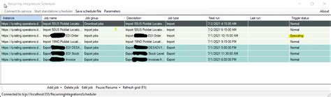 After Upgrade To 3300 From 3220 Jobs Are Triggered But Stays In