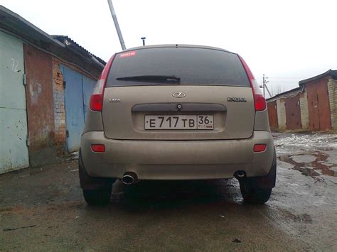 Насадко на глушителЪ пост не номерной — Lada Калина Хэтчбек 1g 1 6 л 2007 года стайлинг