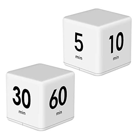 Snapklik Com JOYIT Pcs Cube Timer Set Inch Gravity Sensor Flip Digital Timers For