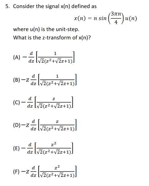 Solved Consider The Signal X N Defined Chegg Com