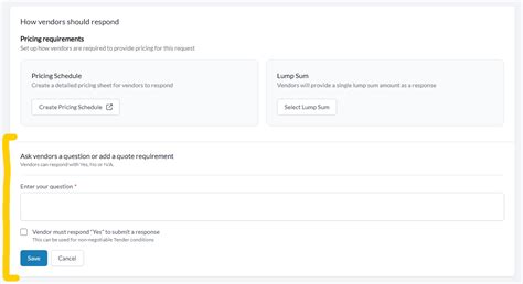 Rfx Template Configurations Felix Enterprise Help Centre