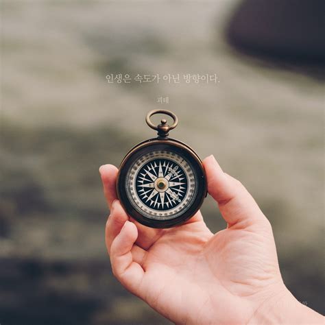 우발적 급반함 인생은 속도가 아니라 방향이다 괴테 명언 동기부여 인생명언 시간명언 좋은글귀