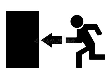 Exit Icon Vector Illustration The Exit Icon Logout And Output Outlet Out Symbol Flat Vector