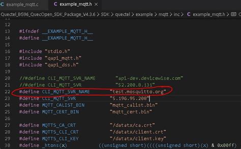 Bg96 Mqtt Threadx Demo Application Connection Issues Software General