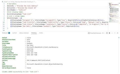 send email reminders from a sharepoint list using power automate
