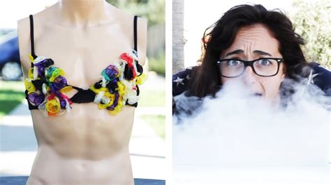 We Smashed A Bra Made Of 100 Condoms • Running Out Of Ideas Youtube