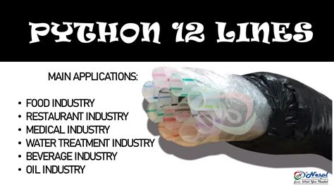 Python 12 Lines With 19mm Insulation And Pvc Tape Ppt