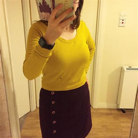 Deer And Doe Patterns Ondee Top Completed 😊😍 Fabric Is A Lovely Flecked Mustard Sweatshirt From