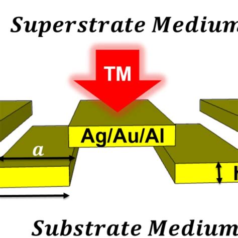 Schematic Of The Proposed Metasurface Consisting Of Two Mnsas Separated Download Scientific