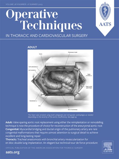 Minimally Invasive Complex Segmentectomies Of The Right Upper Lobe Anterior Segmentectomy