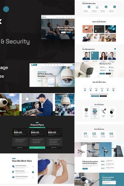 Sectox Cctv And Security Psd Template