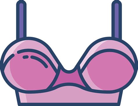 Bra Linear Color Illustration Vector Art At Vecteezy