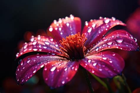 Premium AI Image Flower Macro Photography