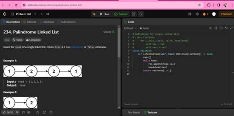 Osama Ghaffar On Linkedin Linkedlists Python Algorithms Palindrome