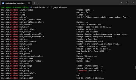 using ansible doc to view help files server academy