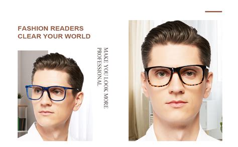 Aezuni Extra Large Reading Glasses 15 Oversized Square Men Readers 100 125 150 1