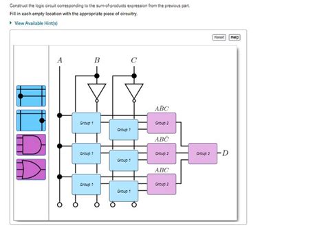 Solved Write The Sum Of Products Expression With A Term For Chegg