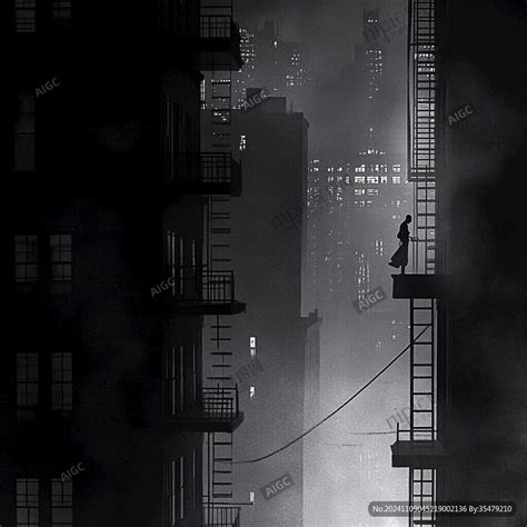 Ai创作图孤独感插画 令人压抑的城市生活 孤独的灵魂插画 压抑的城市 孤独的城市人 绝望之城 盗梦空间 城市反乌托邦 黑暗之都 都市幻想 迷城 暗黑系海报 迷蒙的城市 黑暗的城市 失落都市