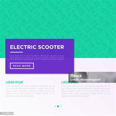 얇은 라인 아이콘 전기 스쿠터 개념 공유 서비스 모바일 앱 Qr 코드 주차 헬멧 에코 전송 포인터 현대 벡터 일러스트레이션 복사 공간이있는 템플릿 스포츠 헬멧에 대한 스톡