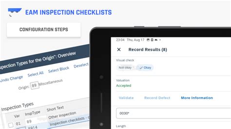 How To Configure Eam Inspection Checklist Step By Step Guide
