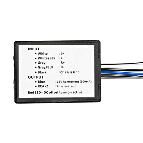 Line Output Converter Diagram For Audio Systems