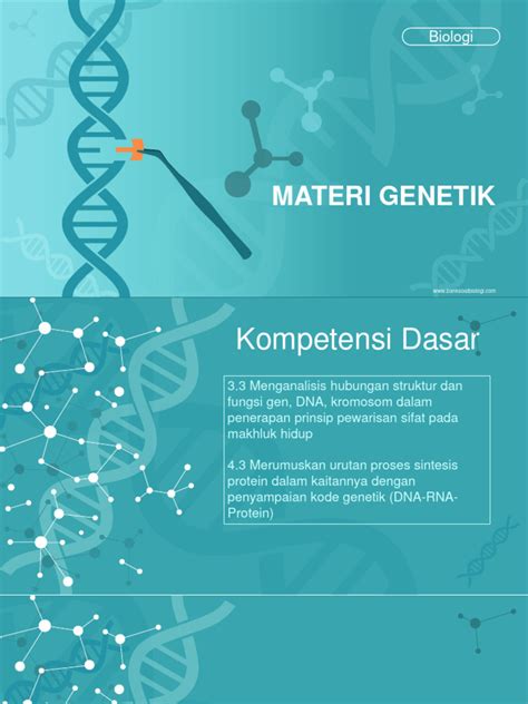 Materi Genetik Pdf Kesehatan Holistik