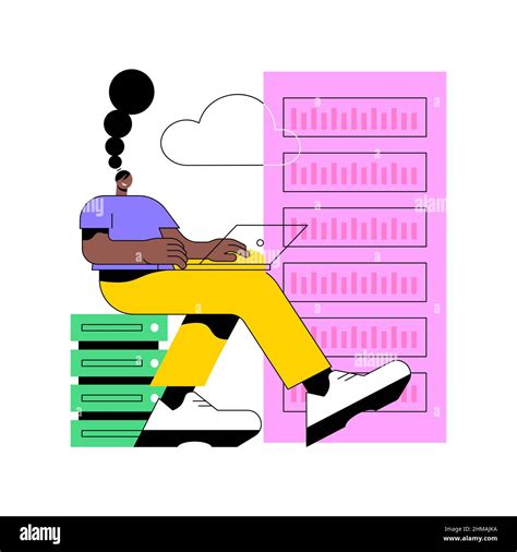 Big Data Storage Abstract Concept Vector Illustration Big Data