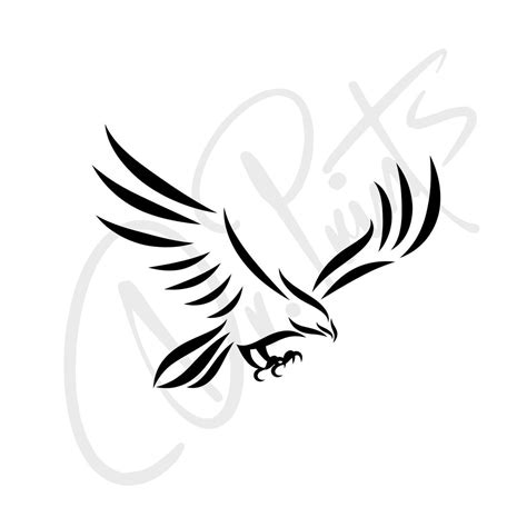 Eagle Car Decal Eagle Car Sticker Eagle Sticker Eagle Decal Eagle