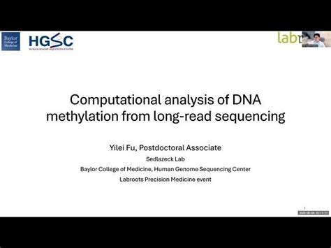 Free Video Computational Analysis Of Dna Methylation From Long Read Sequencing From Labroots