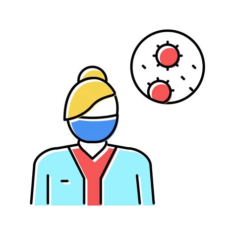 Infectious Disease Medical Specialist Color Icon Vector Illustration